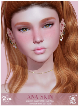 Second Life Marketplace - REED-ANA SKIN CATWA HD PRO-DEMO